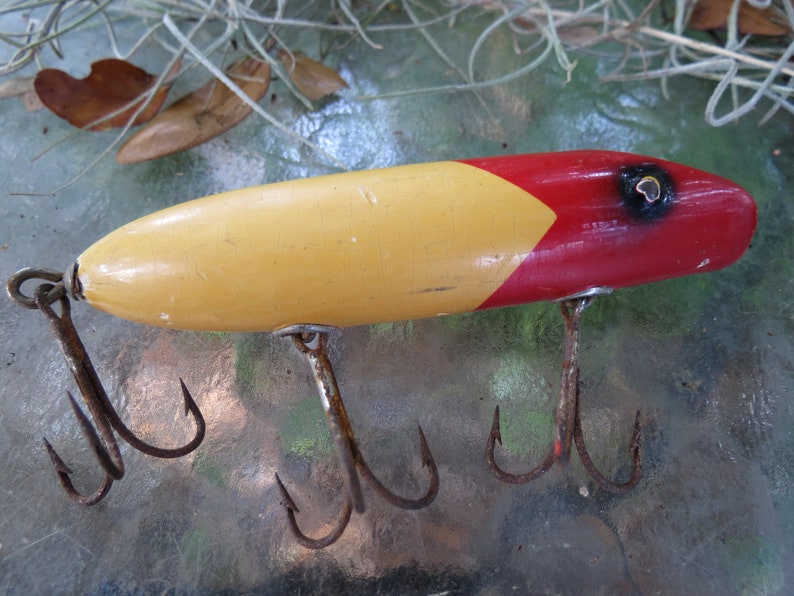 South Bend Bass Oreno Wooden Fishing Lure Antique Wood Fish - Etsy
