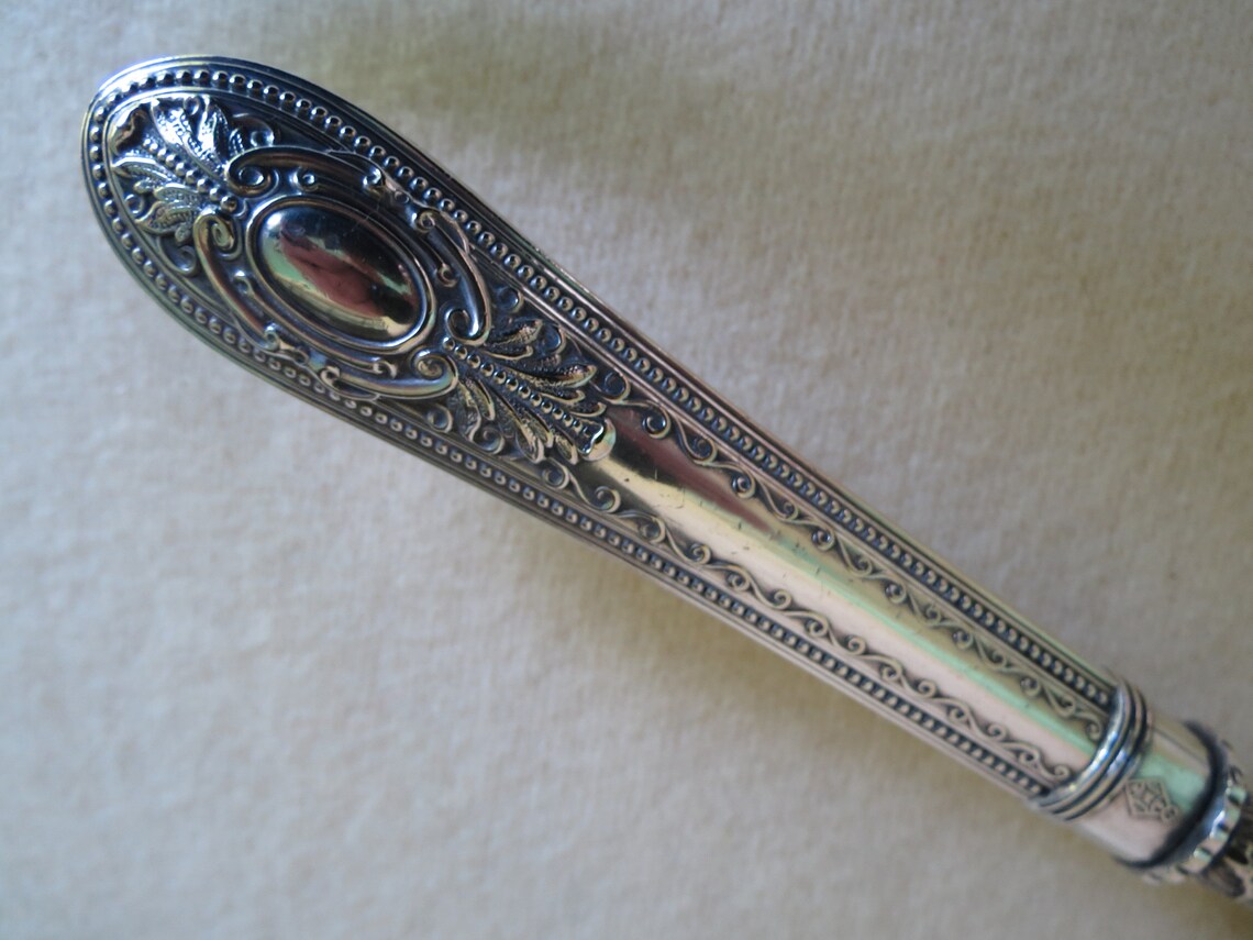 English Silver Plate Table Crumber Fabulous Victorian | Etsy