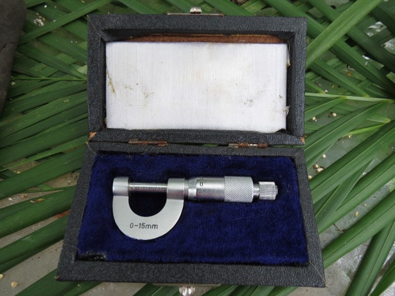 Antique Micrometer in Original Fitted Box Stainless Steel - Etsy