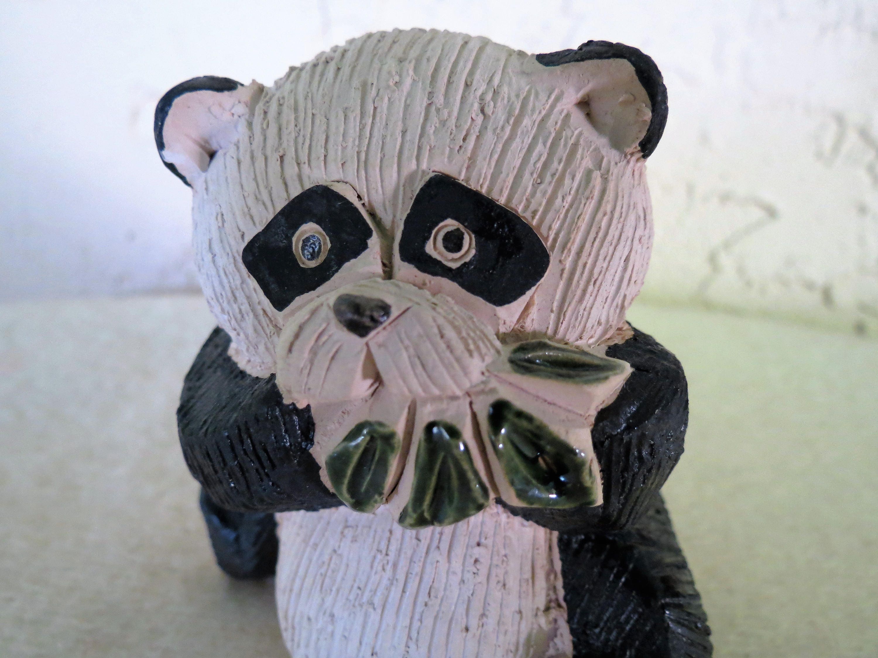 Riconada Panda Bear - Artesonia Rinconada Uruguay Figurine - Excellent ...