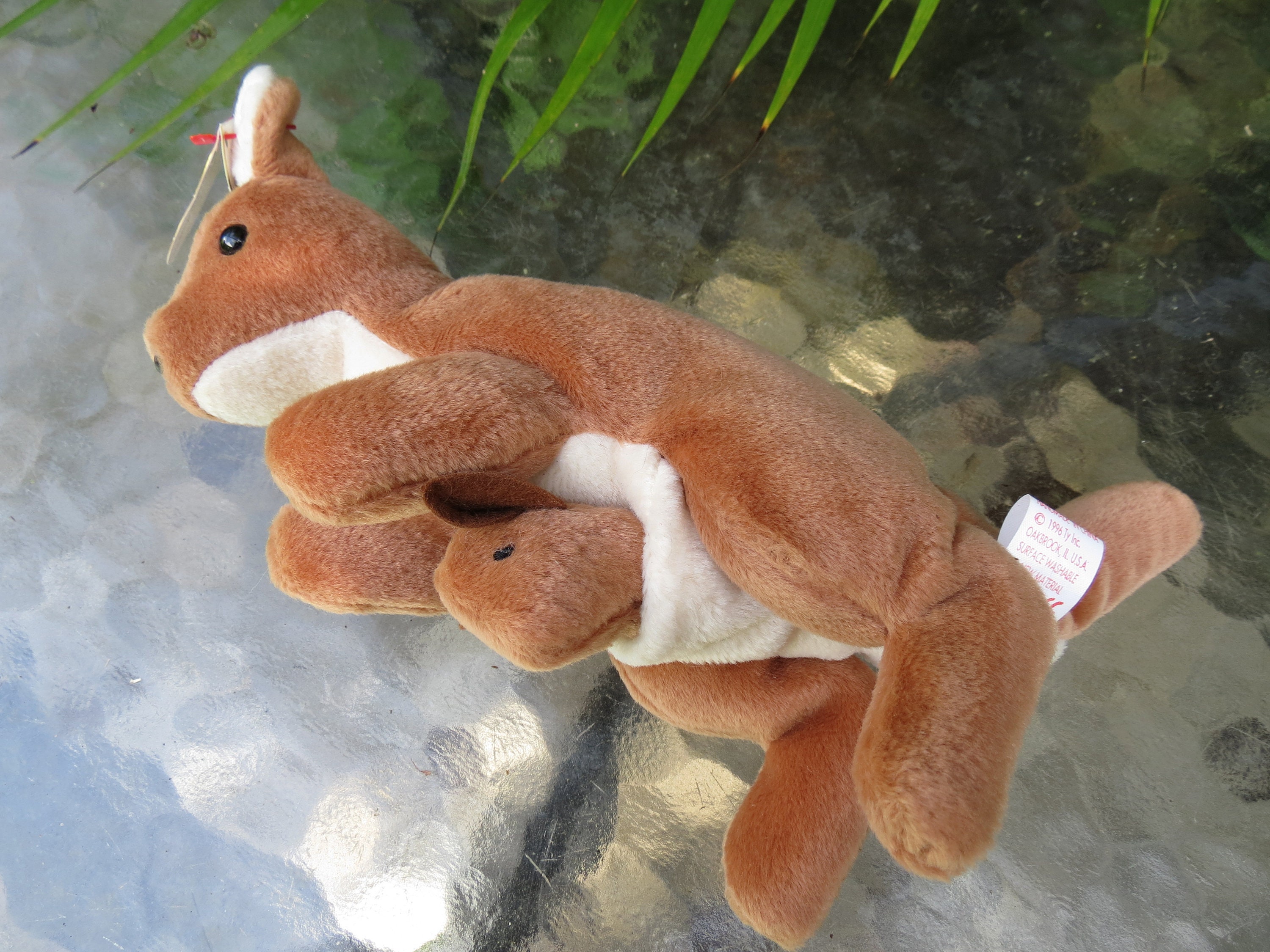 TY pouch Beanie Baby Kangaroo & Joey Vintage - Etsy