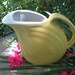 Hall Pitcher Vintage Yellow Pottery Pitcher Excellent - Etsy