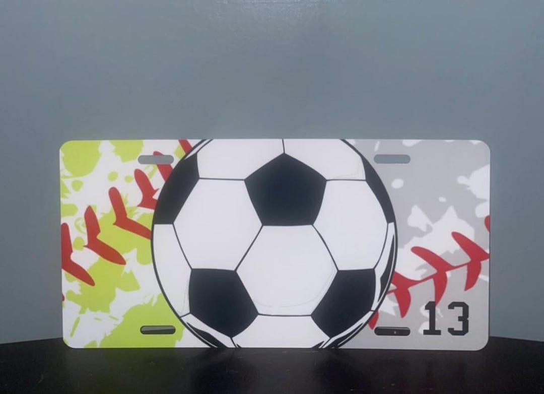 Baseball Softball Soccer License Plate * Front Decorative Car Plate ...