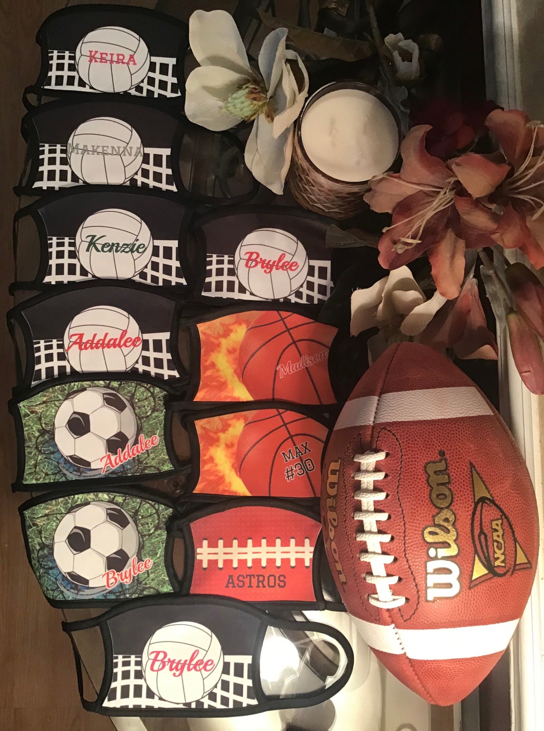 Volleyball Face Mask * Basketball Face Mask * Football Face Mask ...