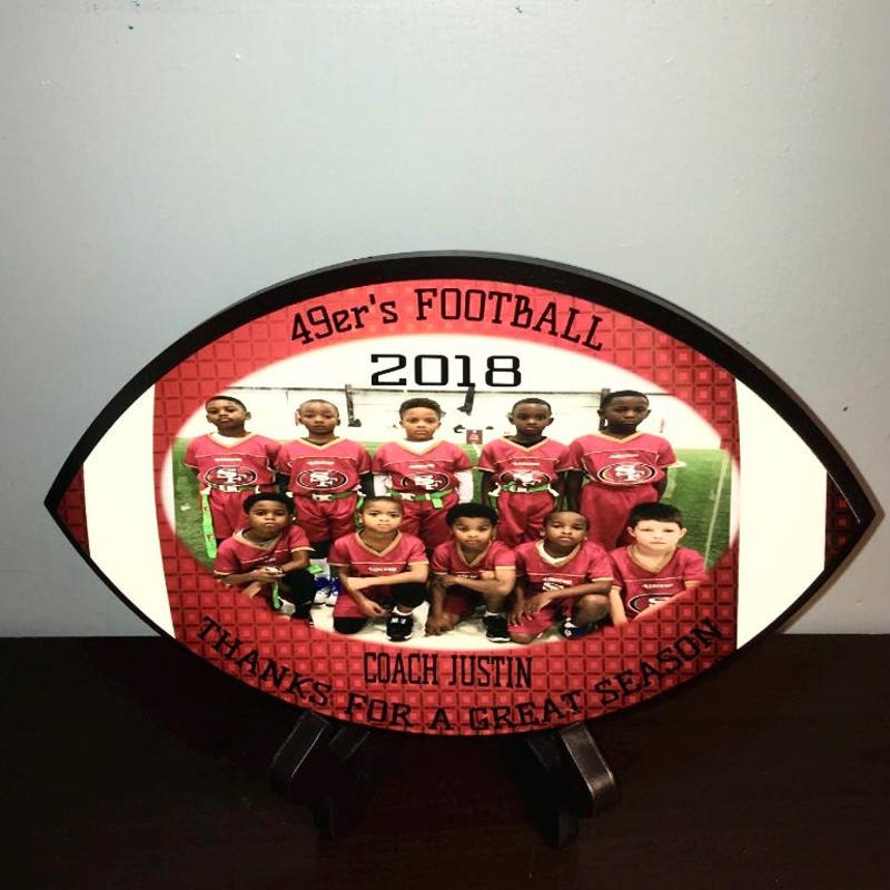 Football Plaque - Etsy