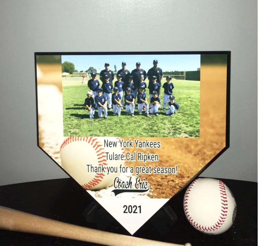 Baseball Home Plate Plaque Team Picture, Baseball Senior Night Gift ...