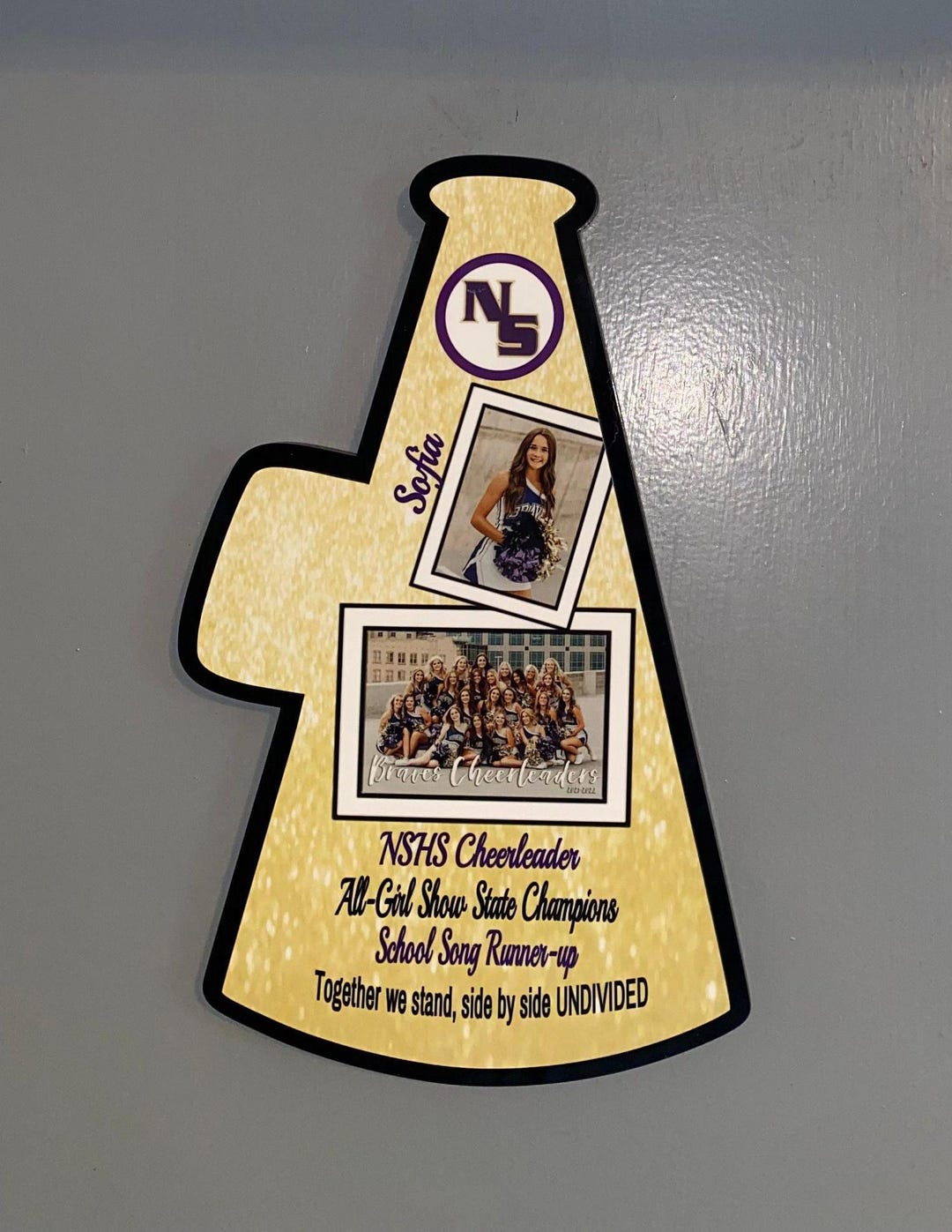 Cheerleader Award Senior, Coach, Sponsorship Plaque * Cheerleader Team ...