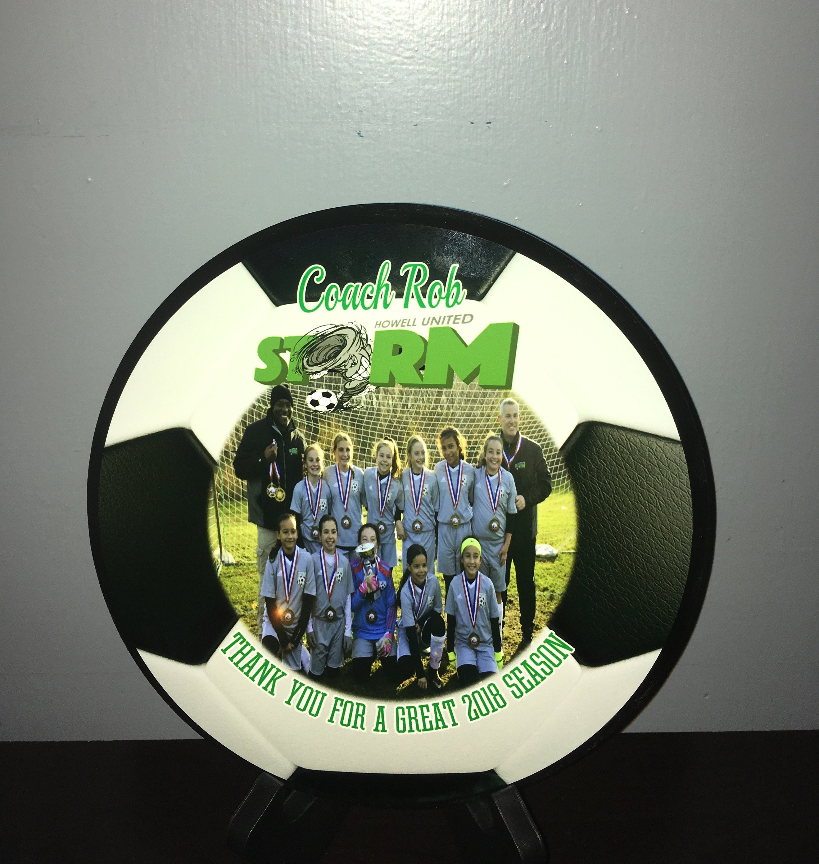 Soccer Award Autograph Team Coach Plaque or Champion - Etsy.de