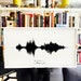 Song Sound Wave Art, Song Into Soundwave, Custom Sound Wave Poster ...