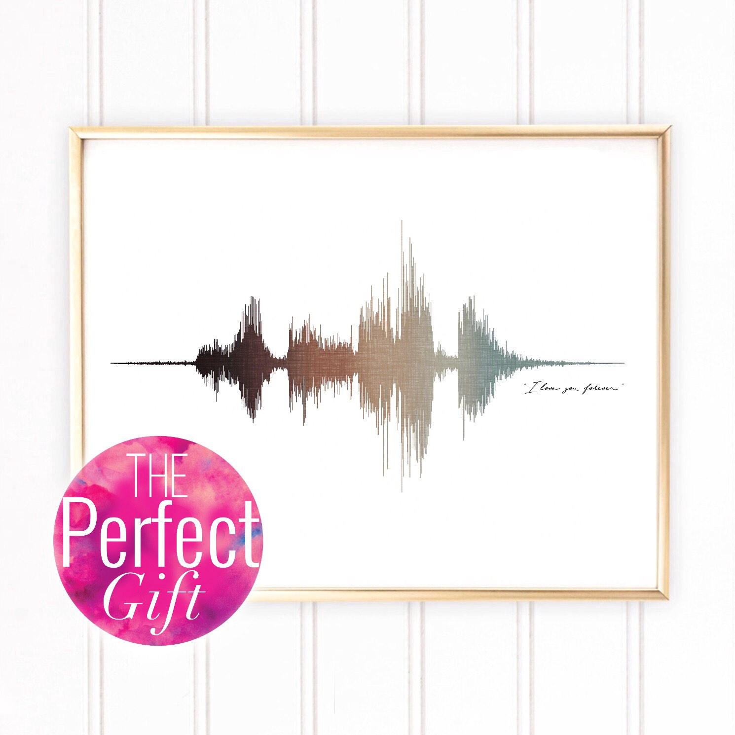 Sound Wave Band Poster Art Art for Music Room Gift for - Etsy