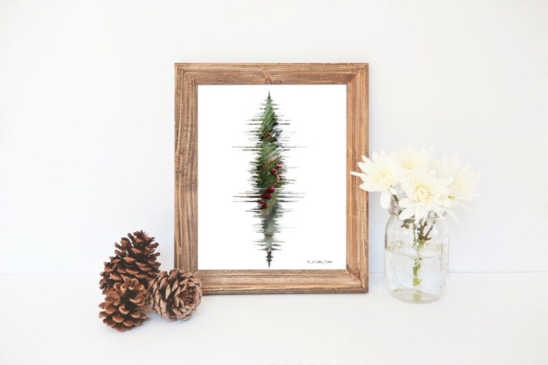 Auld Lang Syne Christmas Carols Modern Christmas Tree SVG - Etsy