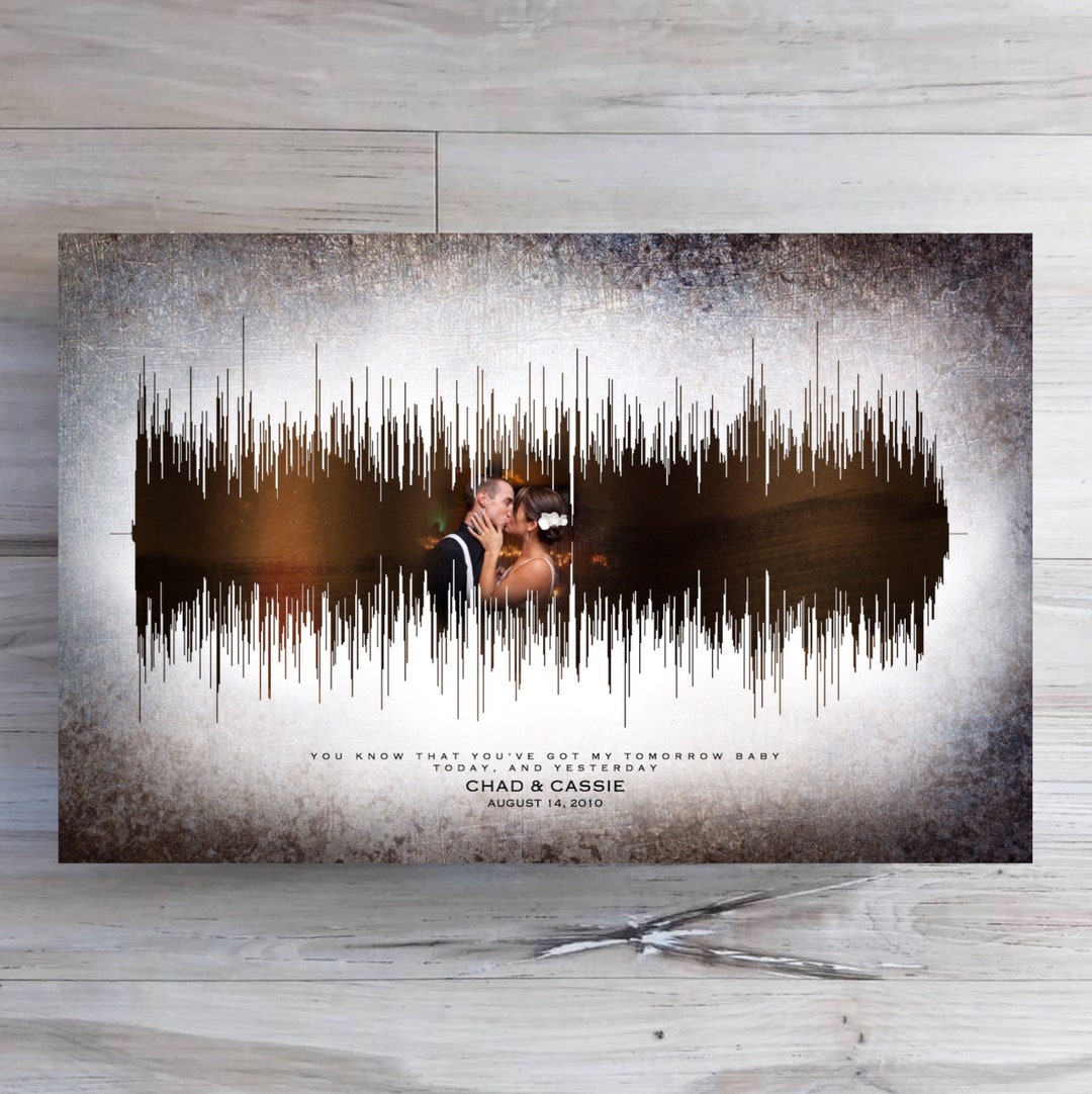 Metal Wall Art Metal Signs Custom Sound Wave Art Metal Art Metal ...