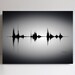 Sound Wave Print Custom Sound Wave Anniversary Gift for Him - Etsy