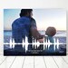 Custom Heartbeat Sound Wave Art, Baby Heart Beat Soundwave, Baby Room ...