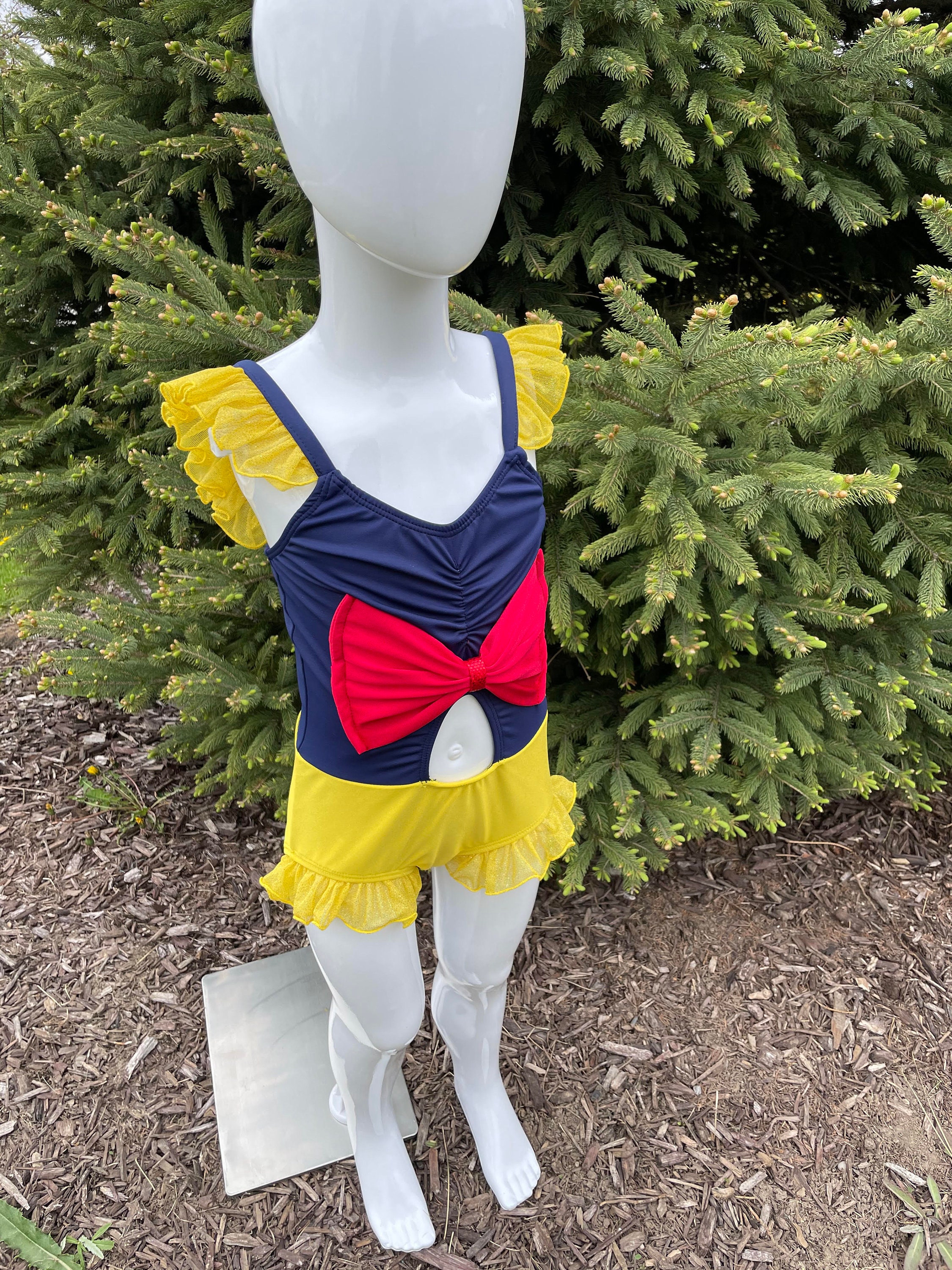 Disney inspired Princess Snow White swimsuit Girl toddler | Etsy