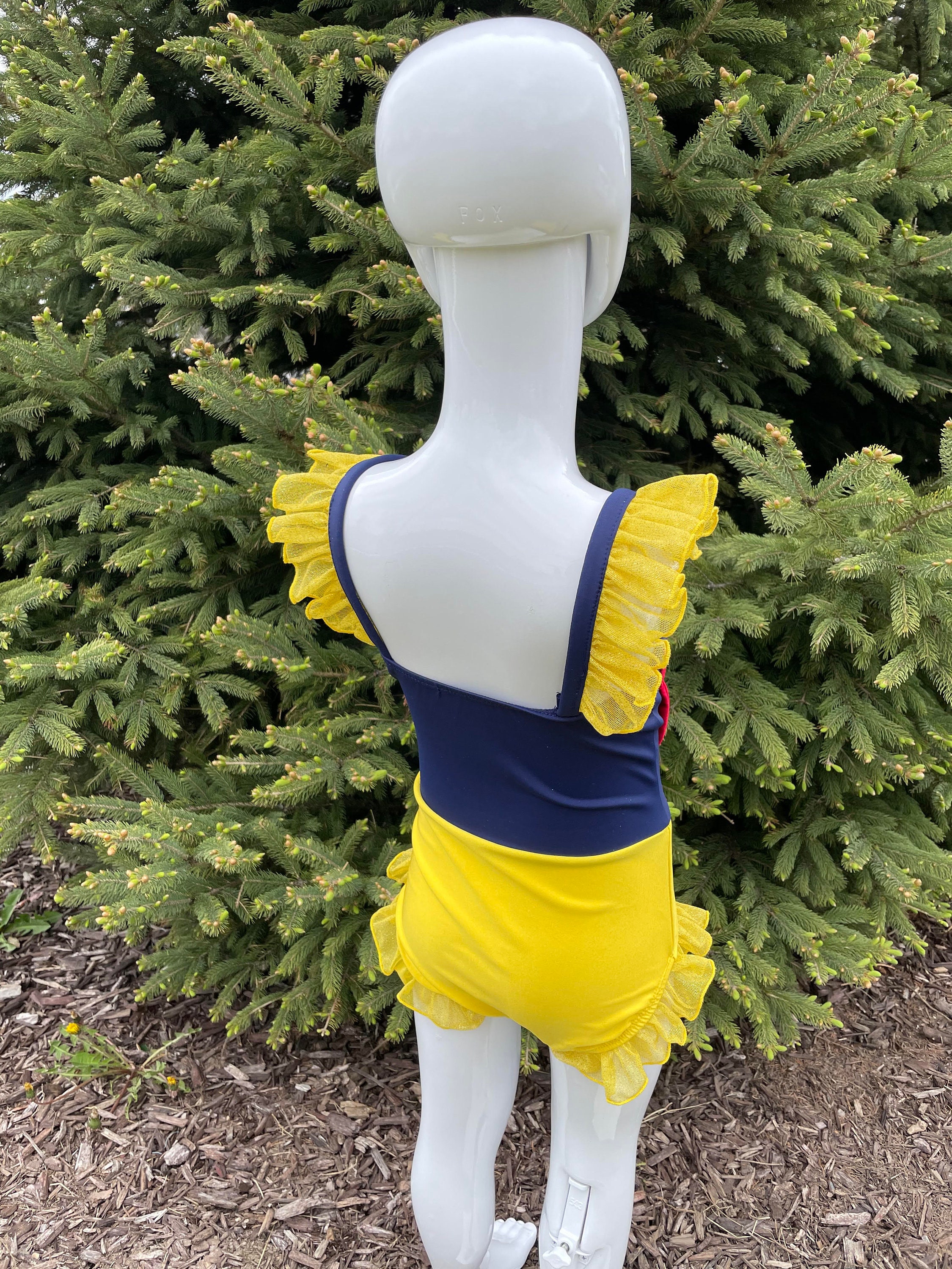 Disney inspired Princess Snow White swimsuit Girl toddler | Etsy