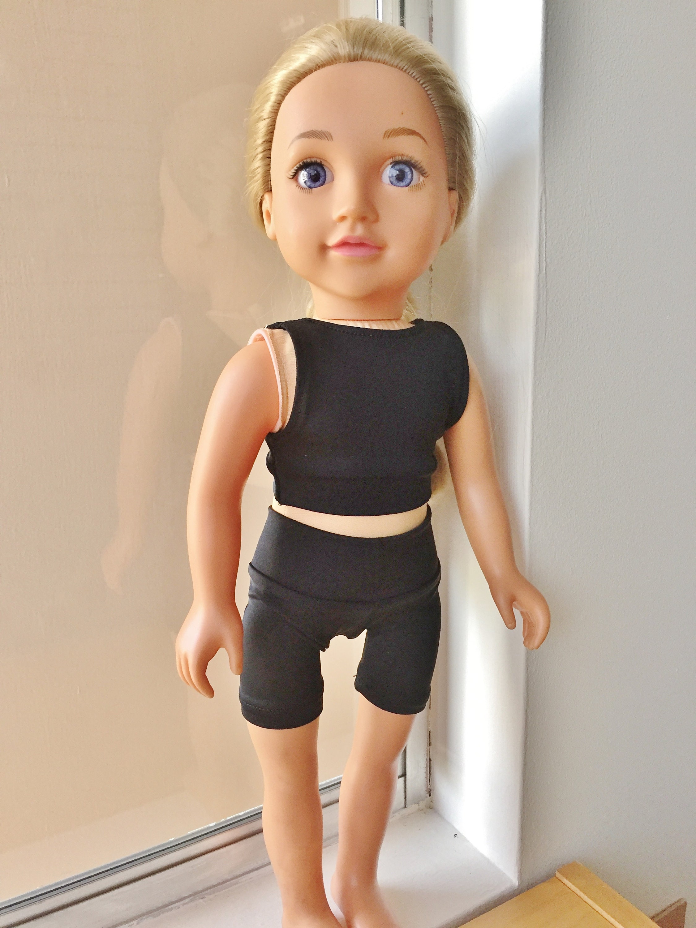 Dolls Fab Fitness All Black Multi Style Set - Etsy