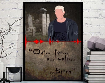 Spike Buffy Vampire Slayer Poster - Etsy