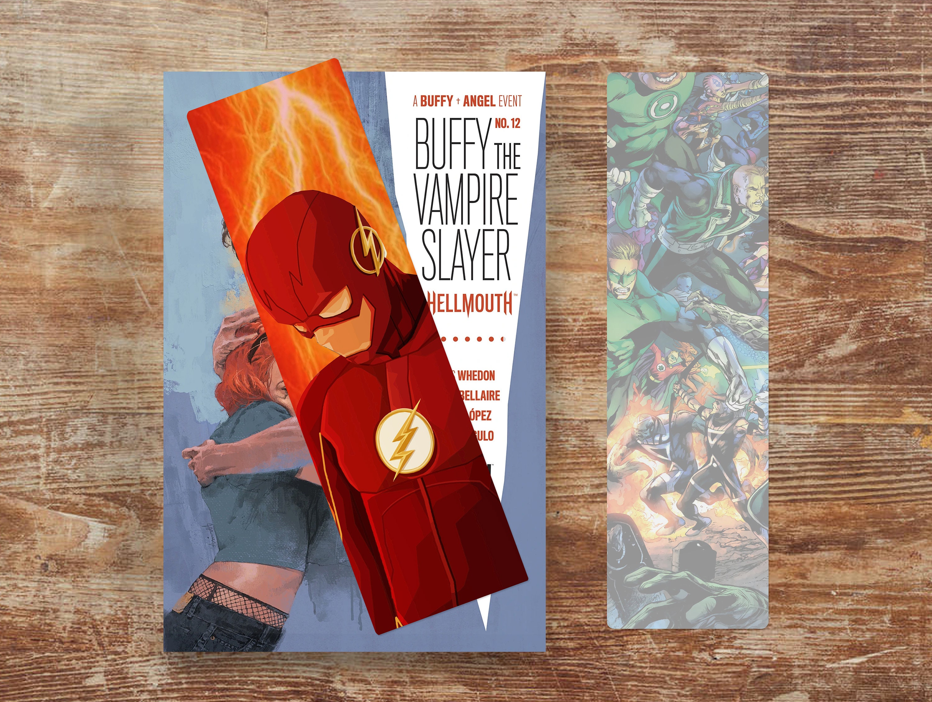 Custom DC Comics The Flash Justice League Bookmark Minimalist | Etsy