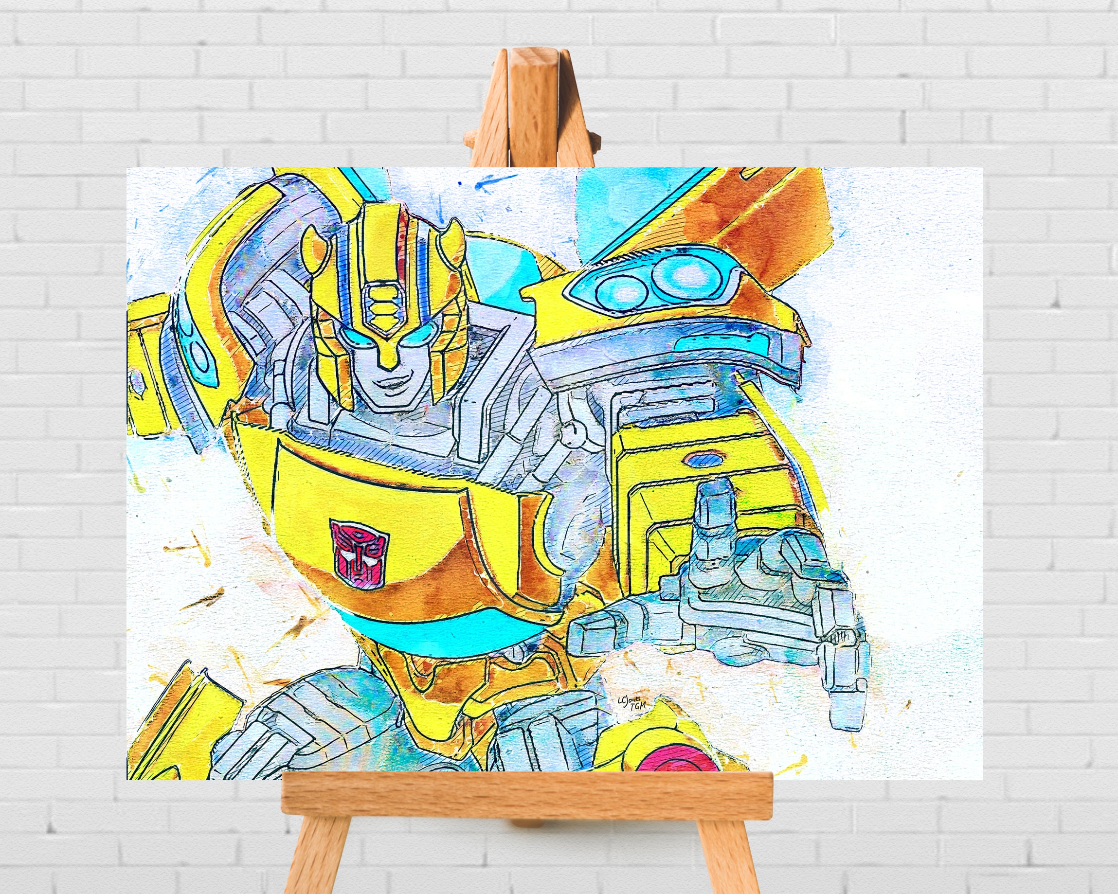 Custom Transformers Bumblebee Digital Line Drawing Sketch | Etsy