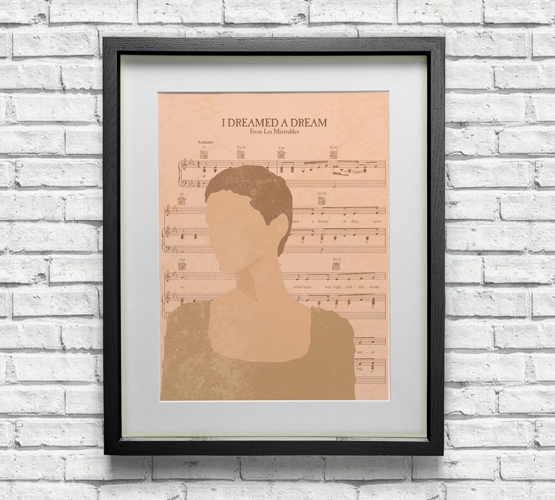 Fantine Les Miserables The Musical I Dreamed A Dream Custom - Etsy.de