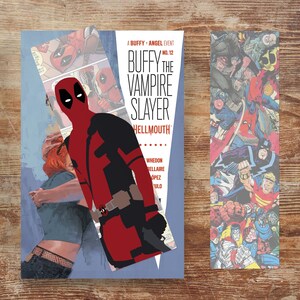 Custom Marvel Deadpool Bookmark Minimalist Style Cult - Etsy