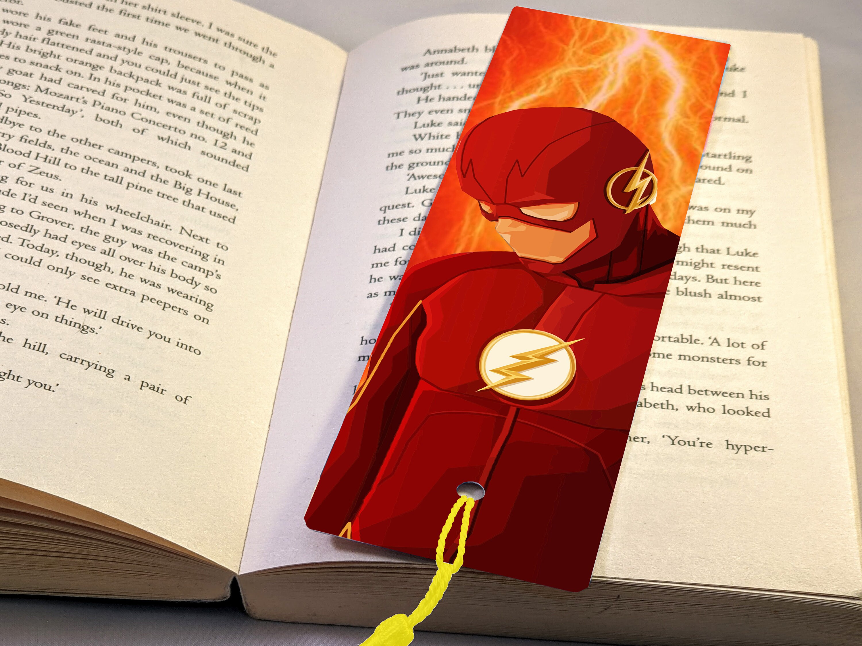 Custom DC Comics The Flash Justice League Bookmark Minimalist | Etsy