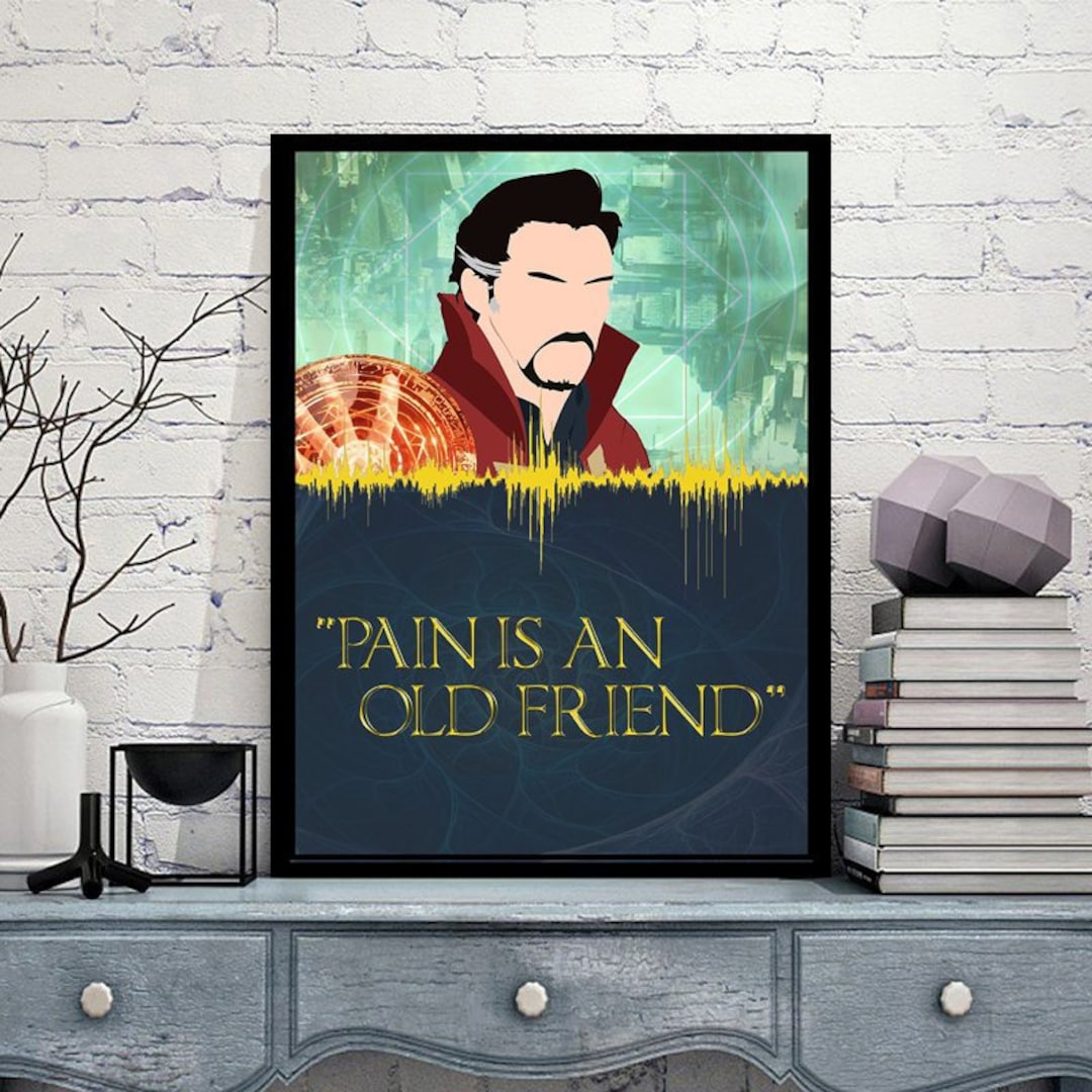 Doctor Strange Soundwave Art Print – Minimalist Marvel Poster - Etsy
