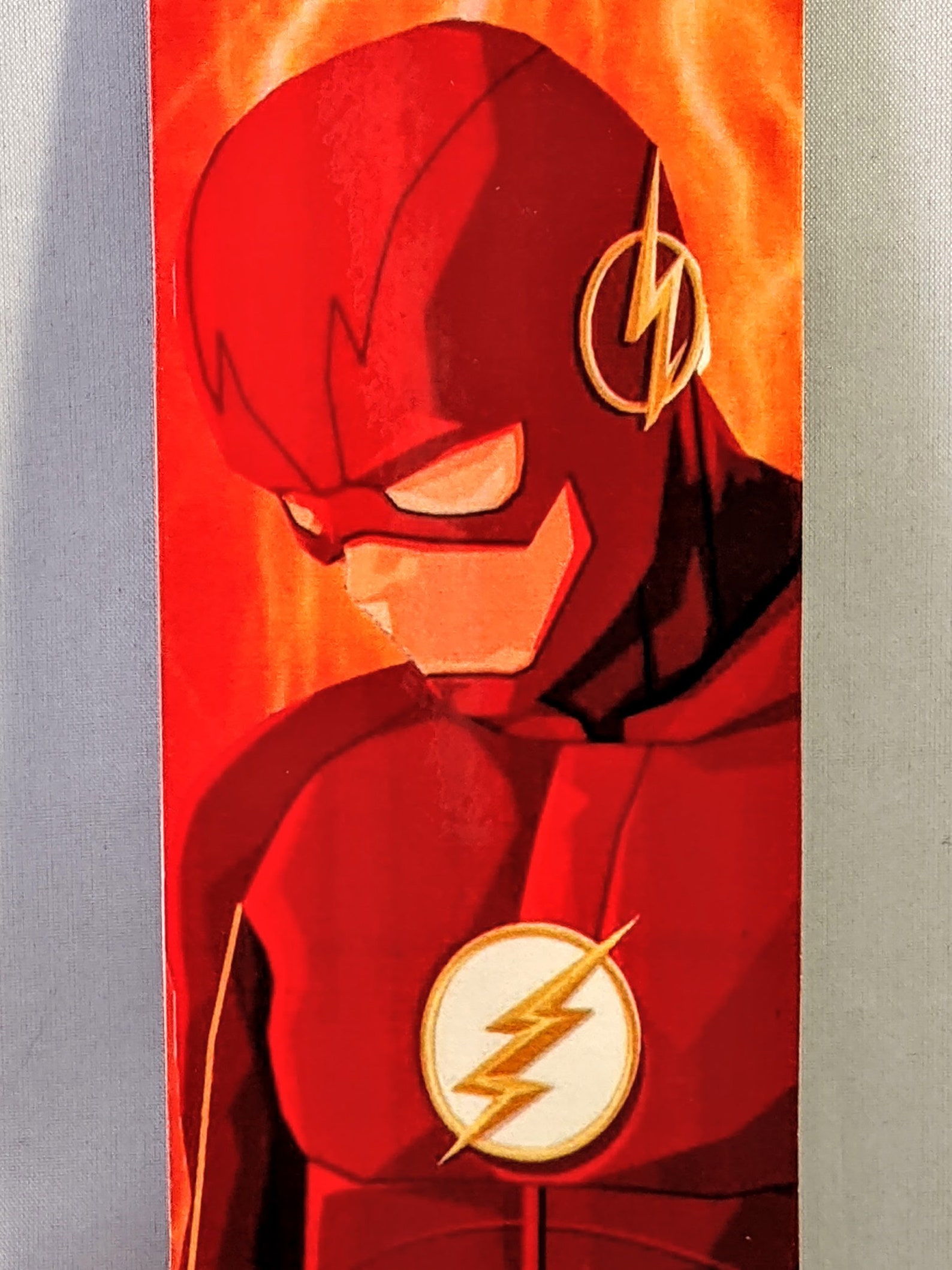 Custom DC Comics The Flash Justice League Bookmark Minimalist | Etsy