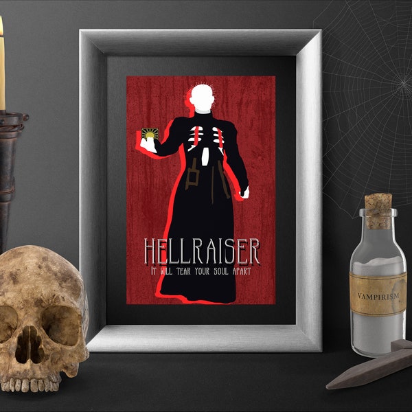 Hellraiser Movie Poster Etsy