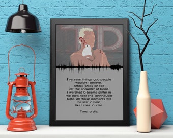 Blade Runner Roy Batty Poster - Etsy UK