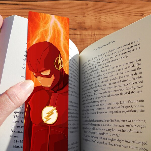 Superhero Bookmark - Etsy