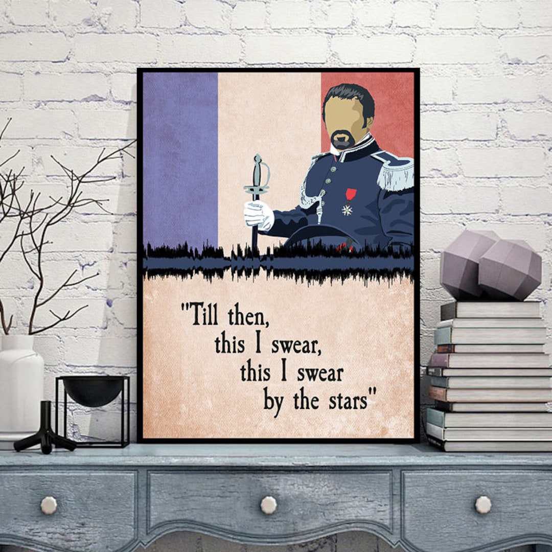 Javert Les Misérables Stars Custom Soundwave Minimalist Style Musical ...