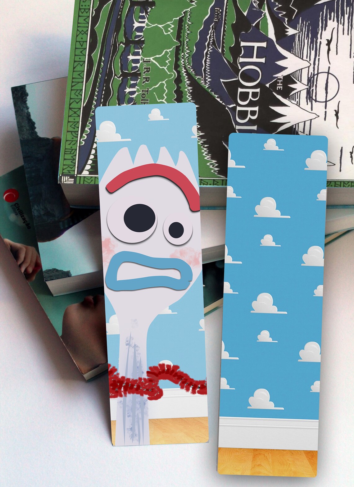 Custom Forky Toy Story Bookmark Minimalist Style Kids Movie | Etsy