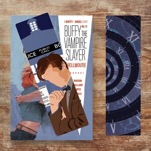 Custom 9th, 10th, 11th, 12th, 13th Doctor Who Five Bookmark Gift Set ...