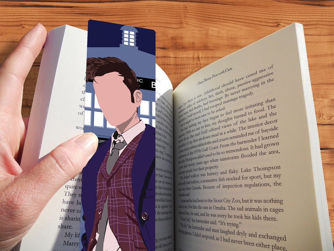 14th Doctor Who Handmade Sci-fi TV Bookmark With Minimalist Style Art ...