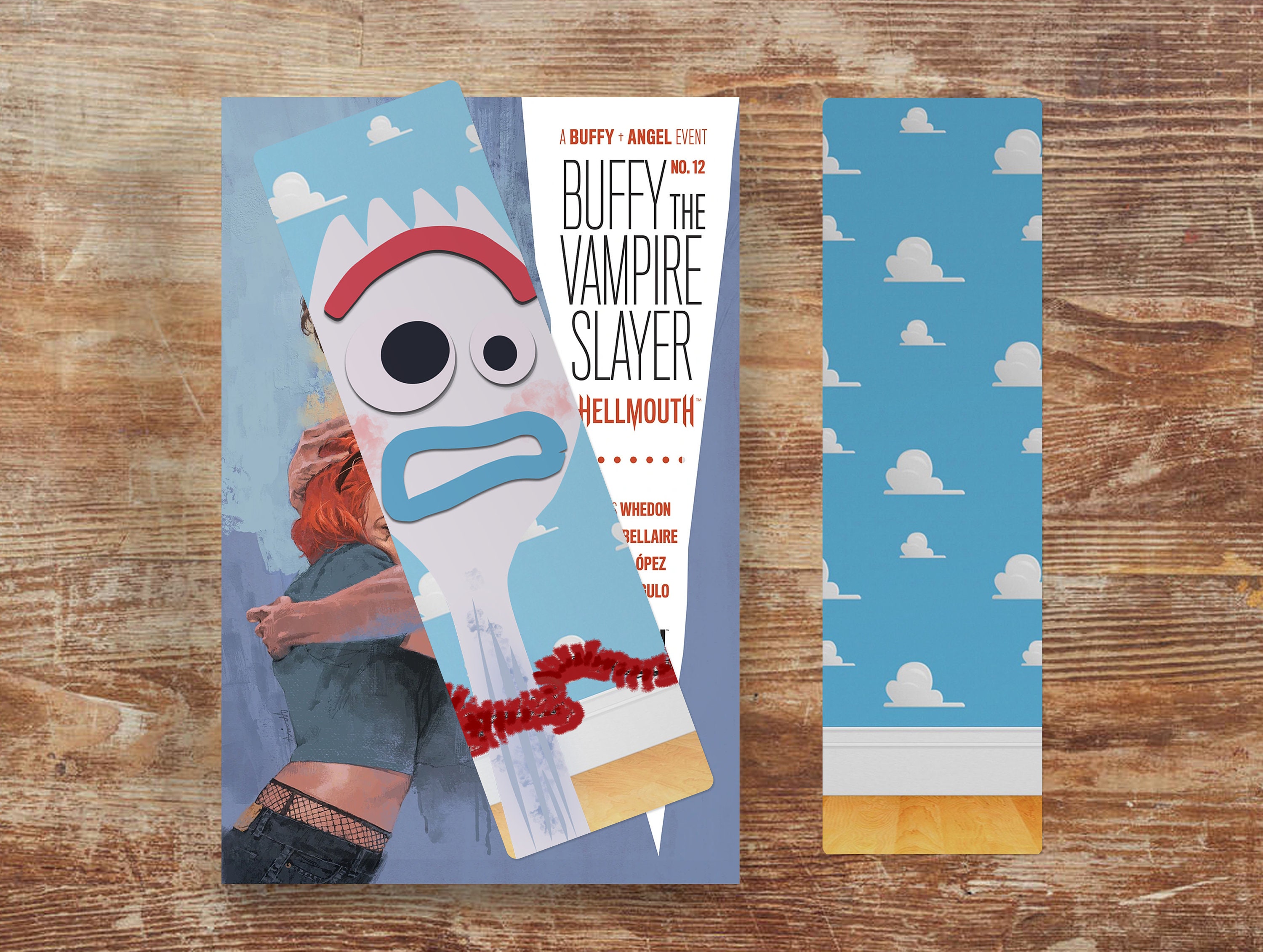 Custom Forky Toy Story Bookmark Minimalist Style Kids Movie | Etsy