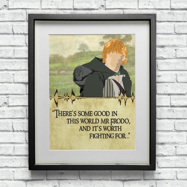 Samwise Gamgee Poster - Etsy