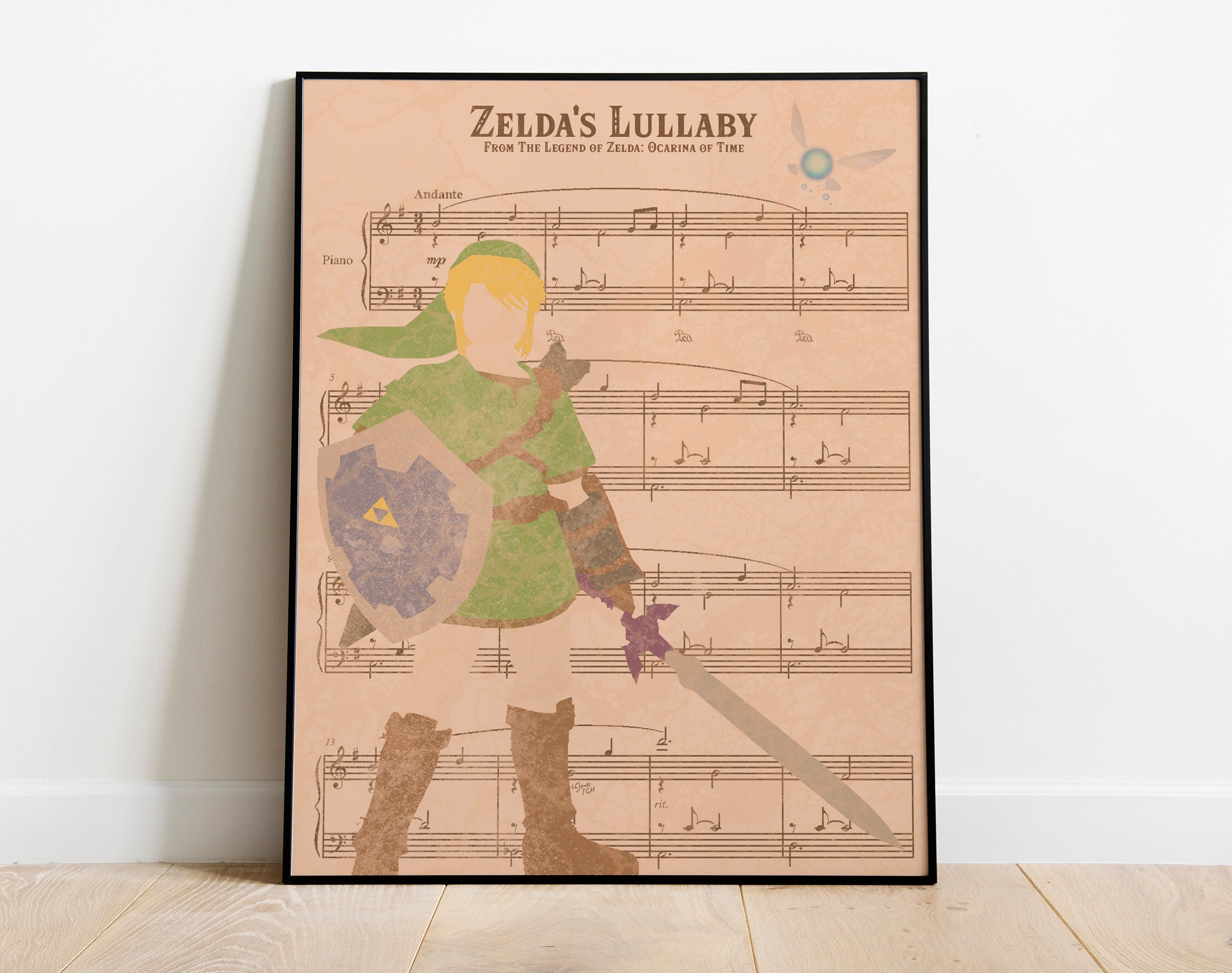 Link the Legend of Zelda Zelda's Lullaby Custom Theme Tune - Etsy UK