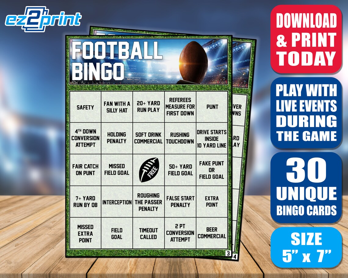 Fußball Bingo Karten 30Er Pack Digital Instant Download - Etsy.de Fußball Bingo Karten 30Er Pack Digital Instant Download - Etsy.de