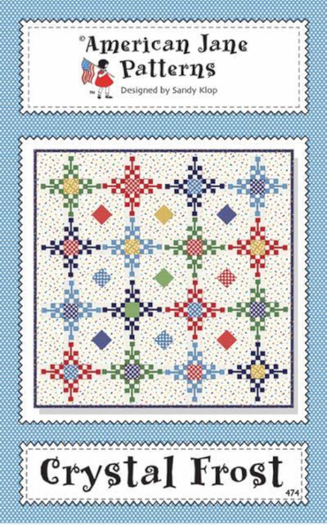 Crystal Frost Kit American Jane Pattern and 5 Yards of Fabric - Etsy