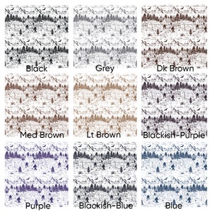 Bigfoot Sasquatch Cabin Toile 18"x18" Quilters Cotton Square - Etsy