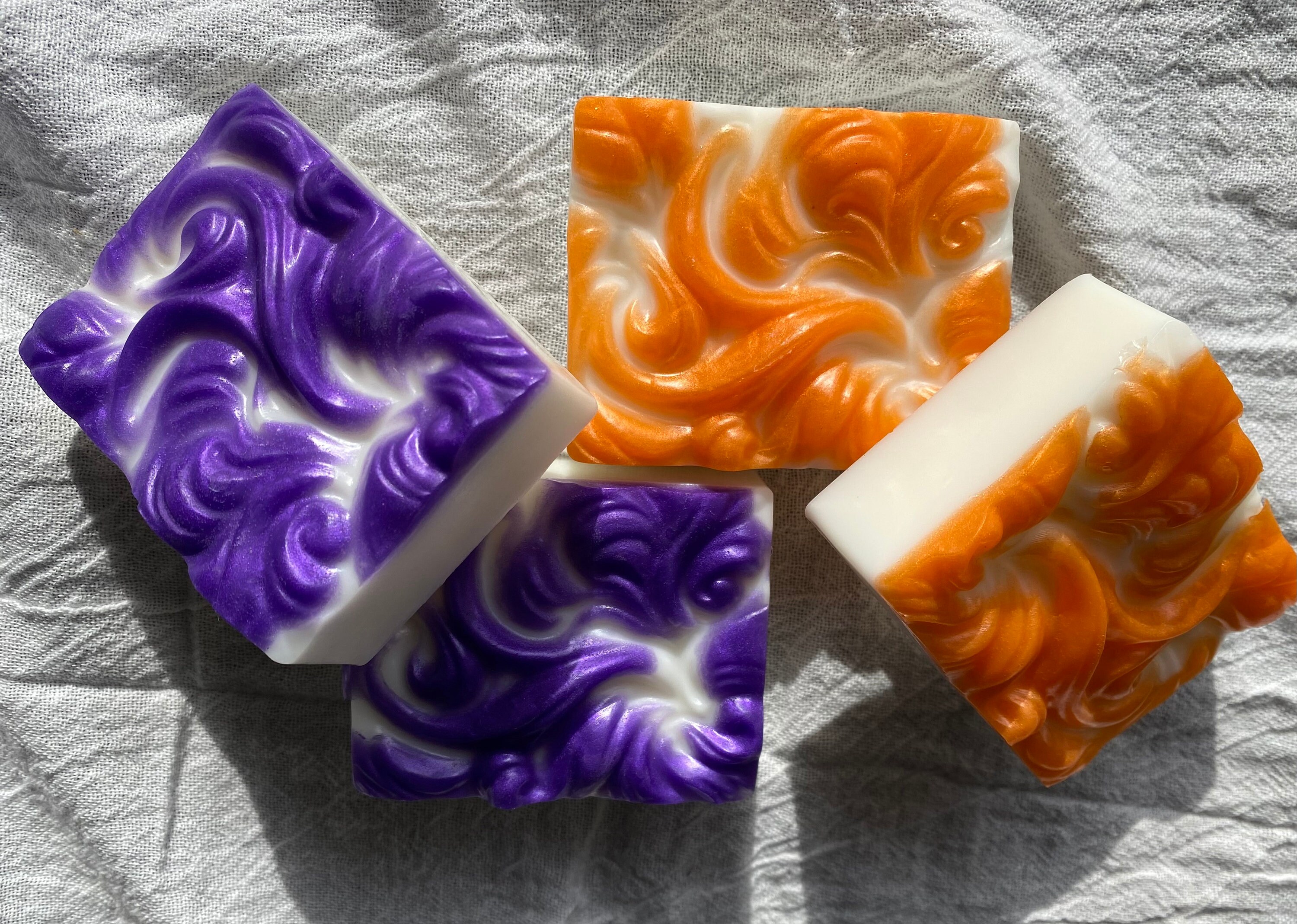 Wave Soap. 4 Oz. Bars. Pick Your Color or Colors and Scent - Etsy