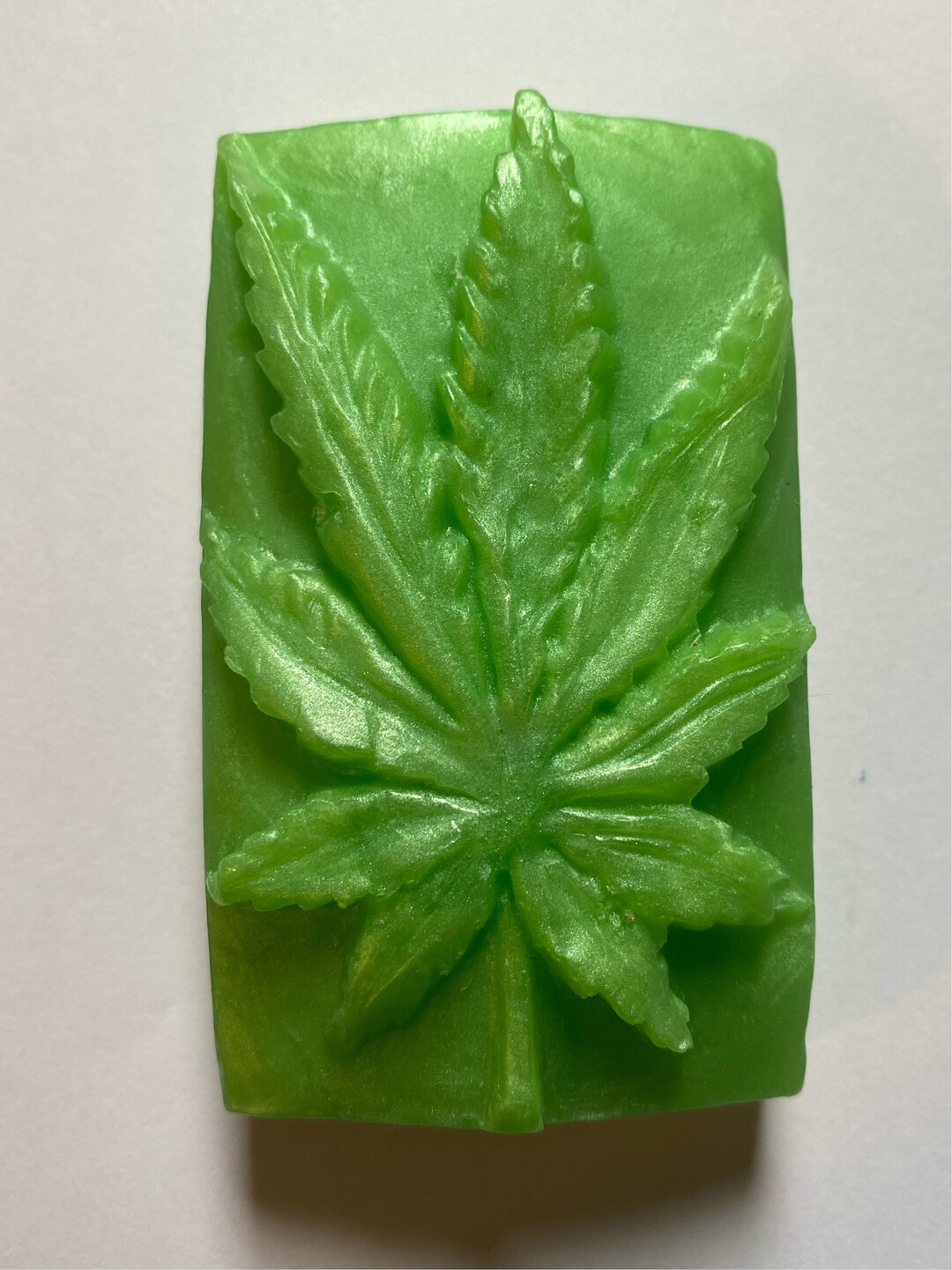 Cannabis Leaf Soap - 4 Oz Standard Size Bar - Etsy UK