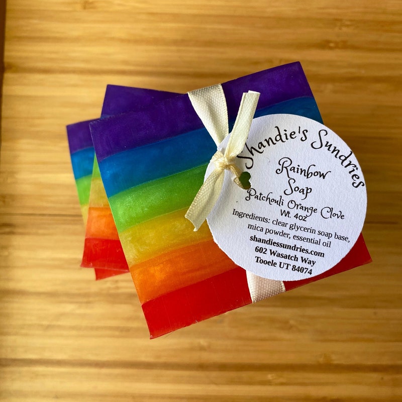Rainbow Soap - Etsy
