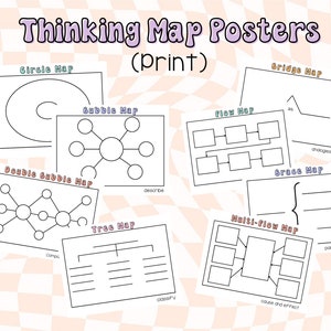 Thinking Map Posters (print) - Etsy