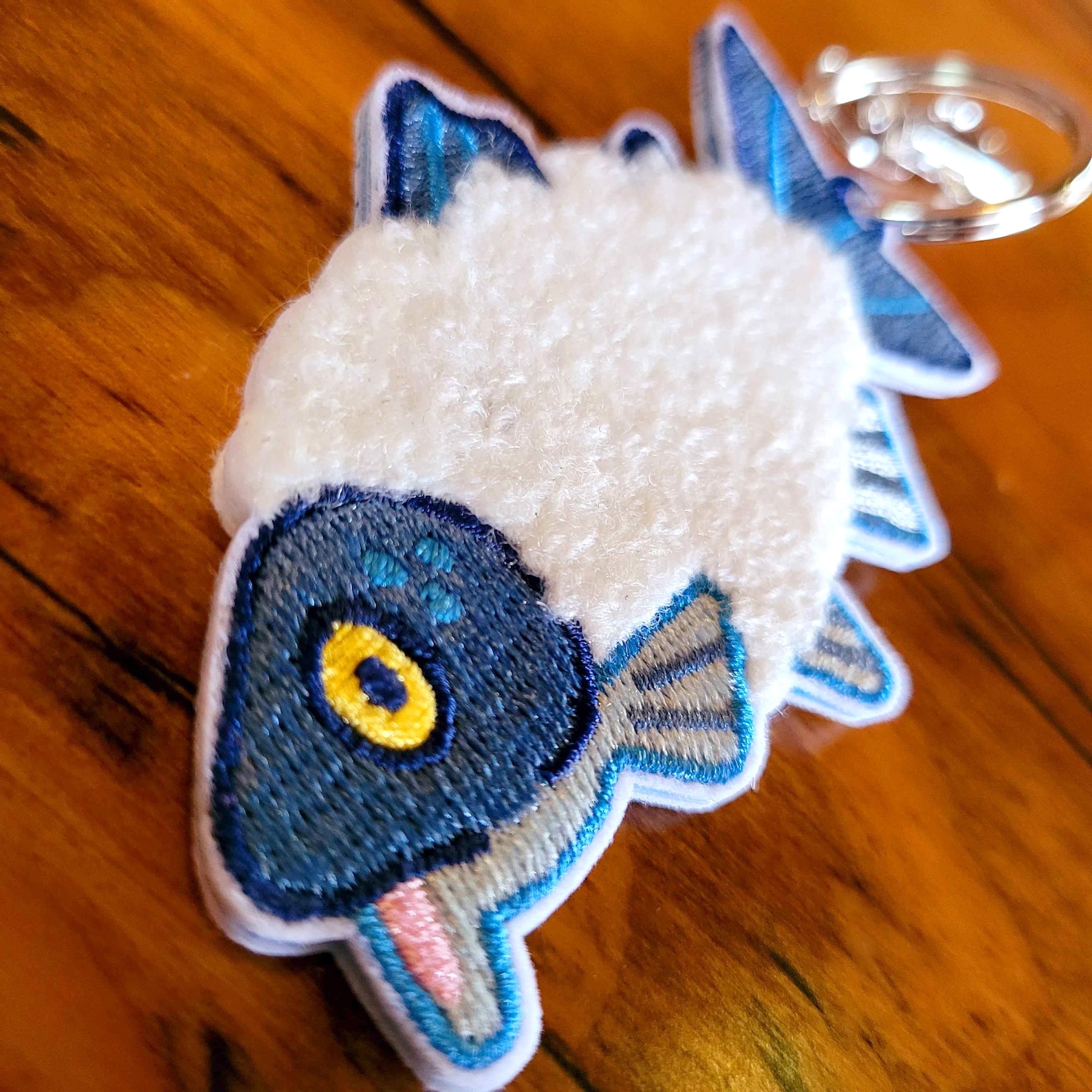 Fur Bearing Trout Fish Cryptid Fuzzy Embroidered Keychains PREORDER Eta ...
