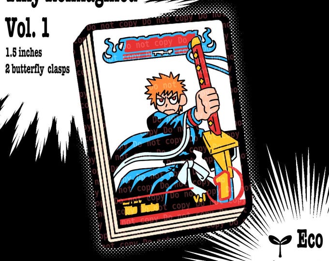 Bleach Manga Eco-metal Pin - Etsy