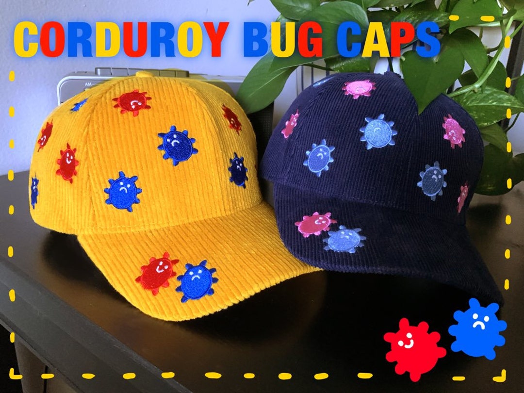 Corduroy Bug Germ Cap - Etsy