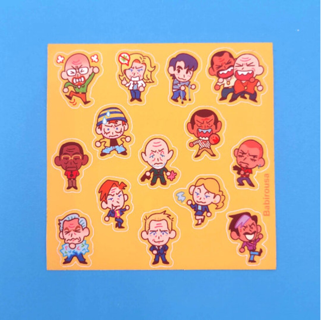 Brba / BCS Character Sticker Sheet - Etsy